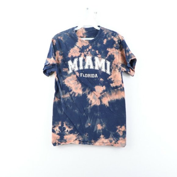Vintage | Shirts | Vintage Streetwear Miami Florida Acid Wash Tshirt ...